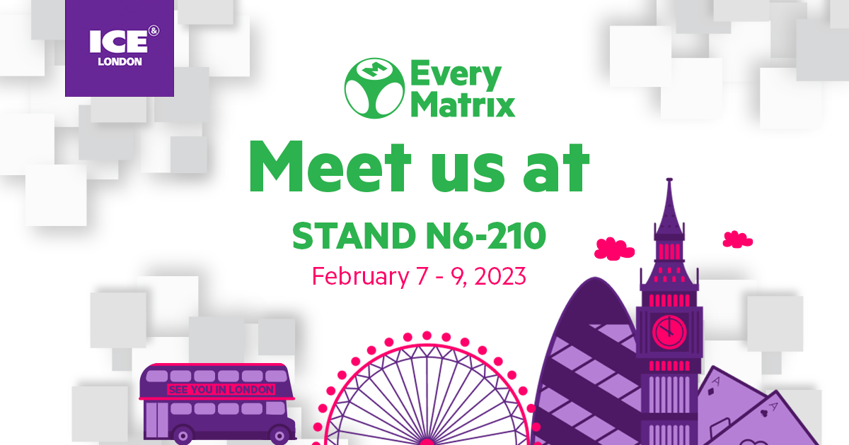 Meet us at ICE London 2023 | EveryMatrix